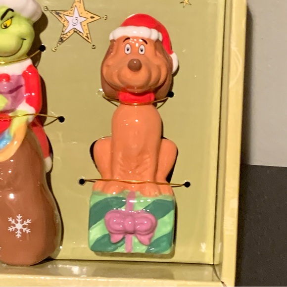 Dr. Seuss | Holiday | Grinch Max Salt And Pepper Shaker Set How The ...